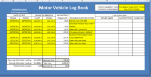 Log Book Method - Taxrates.info